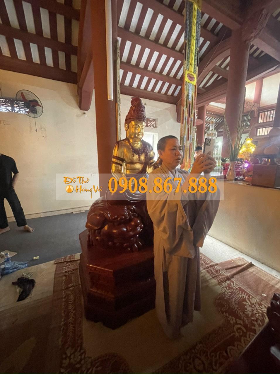 Cách Dát Vàng Tượng Phật Quy Trình Công Đoạn Dát Vàng